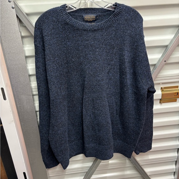 Pendleton | Sweaters | Pendleton Mens Crewneck Wool Sweater Dark Blue ...